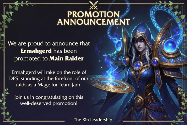 Congratulations Team Jam! | Guilds of WoW
